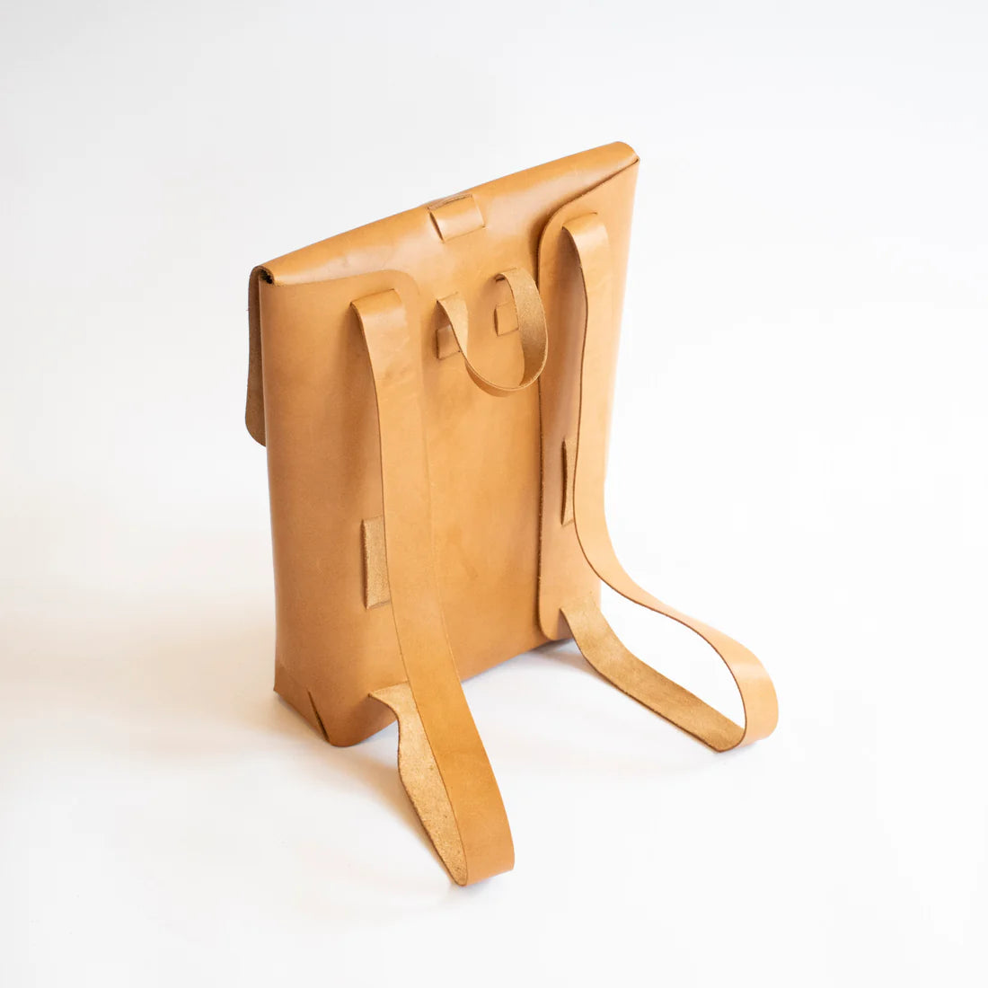 YURS LEATHERS - The Backpack | Vegetable Tanned Leather | Black - Tempo