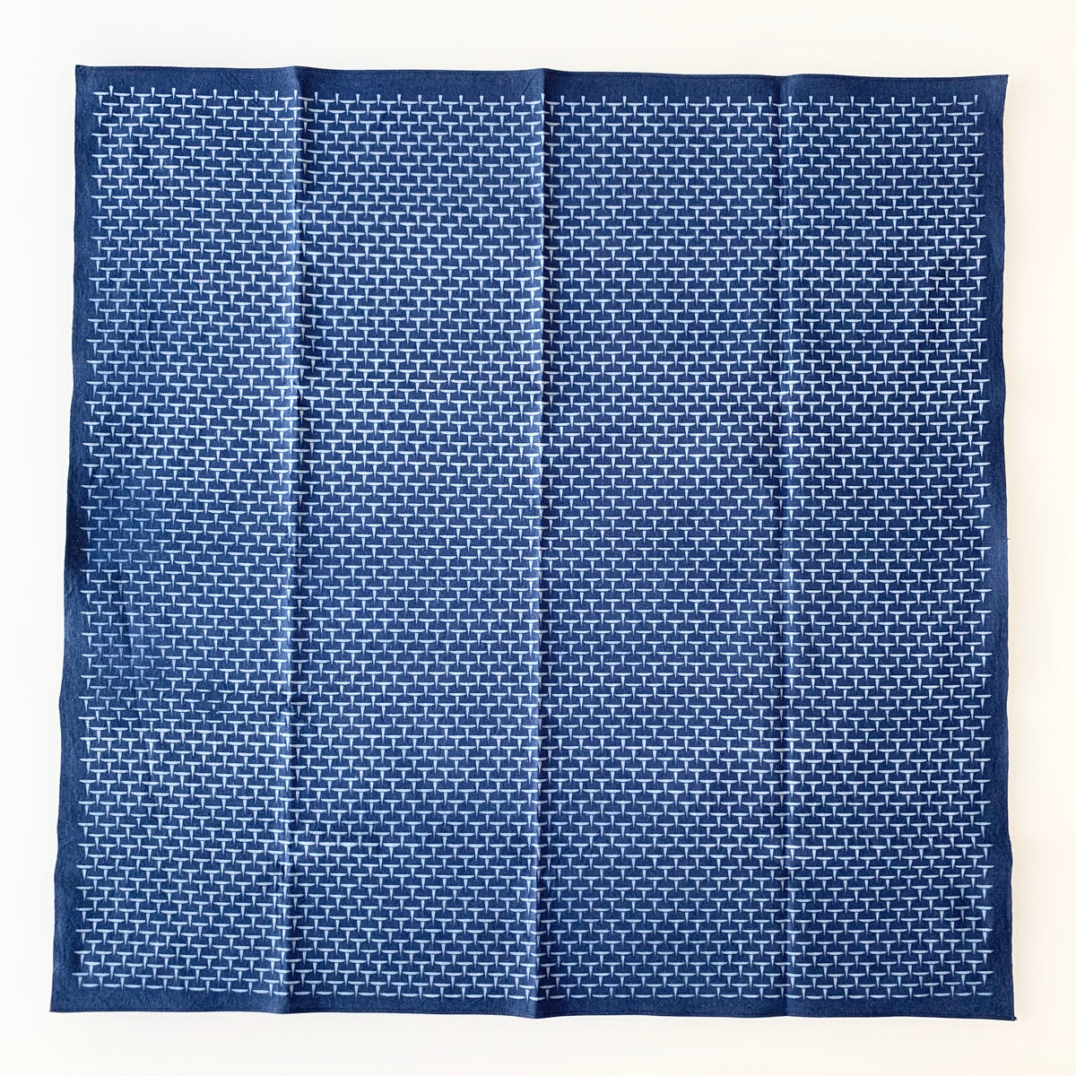 BUAISOU - Furoshiki Ami - Sukumo Natural Indigo Hand-Dyed - Tempo